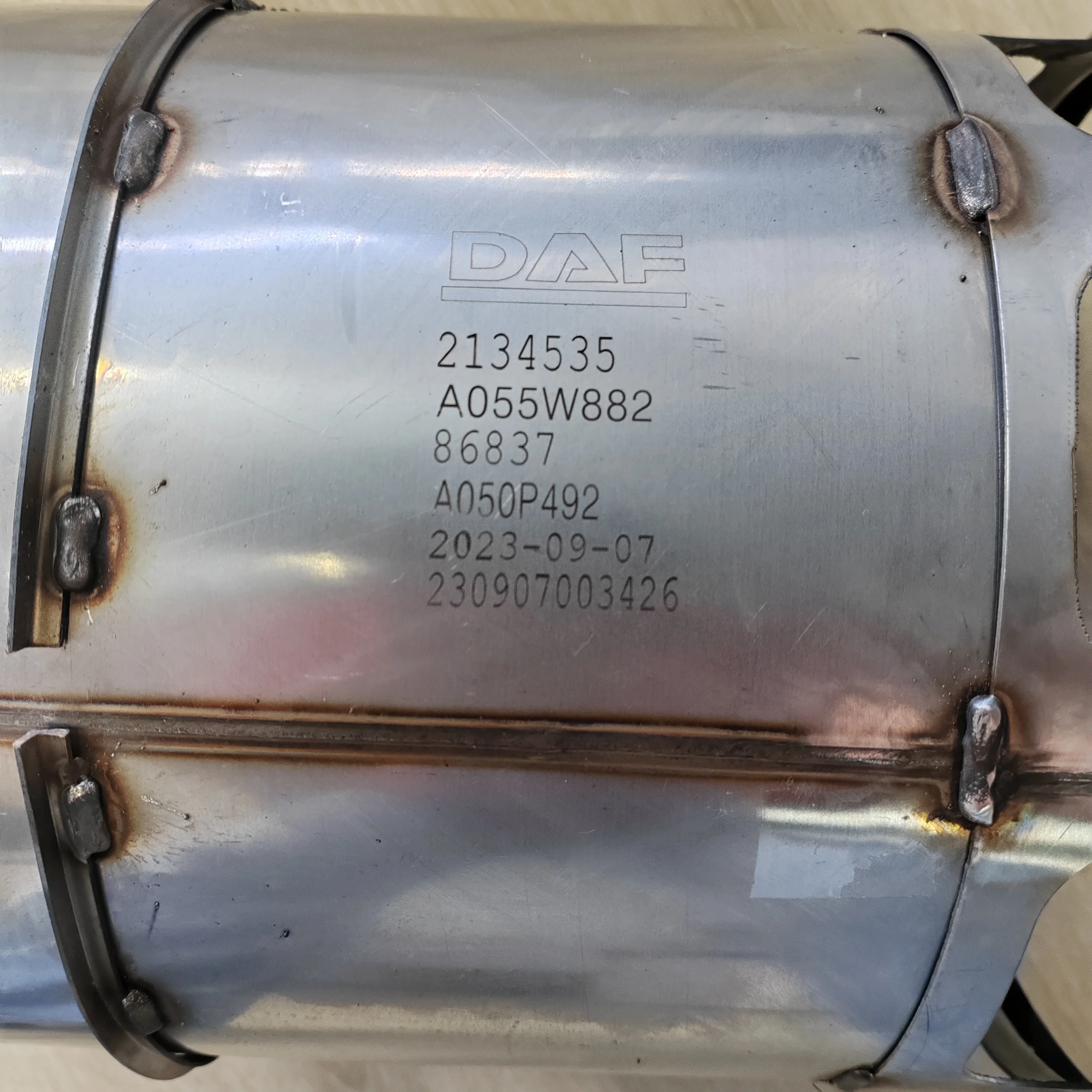 DPF 2134535 for DAF Truck Engines - Efficient Catalytic Converter