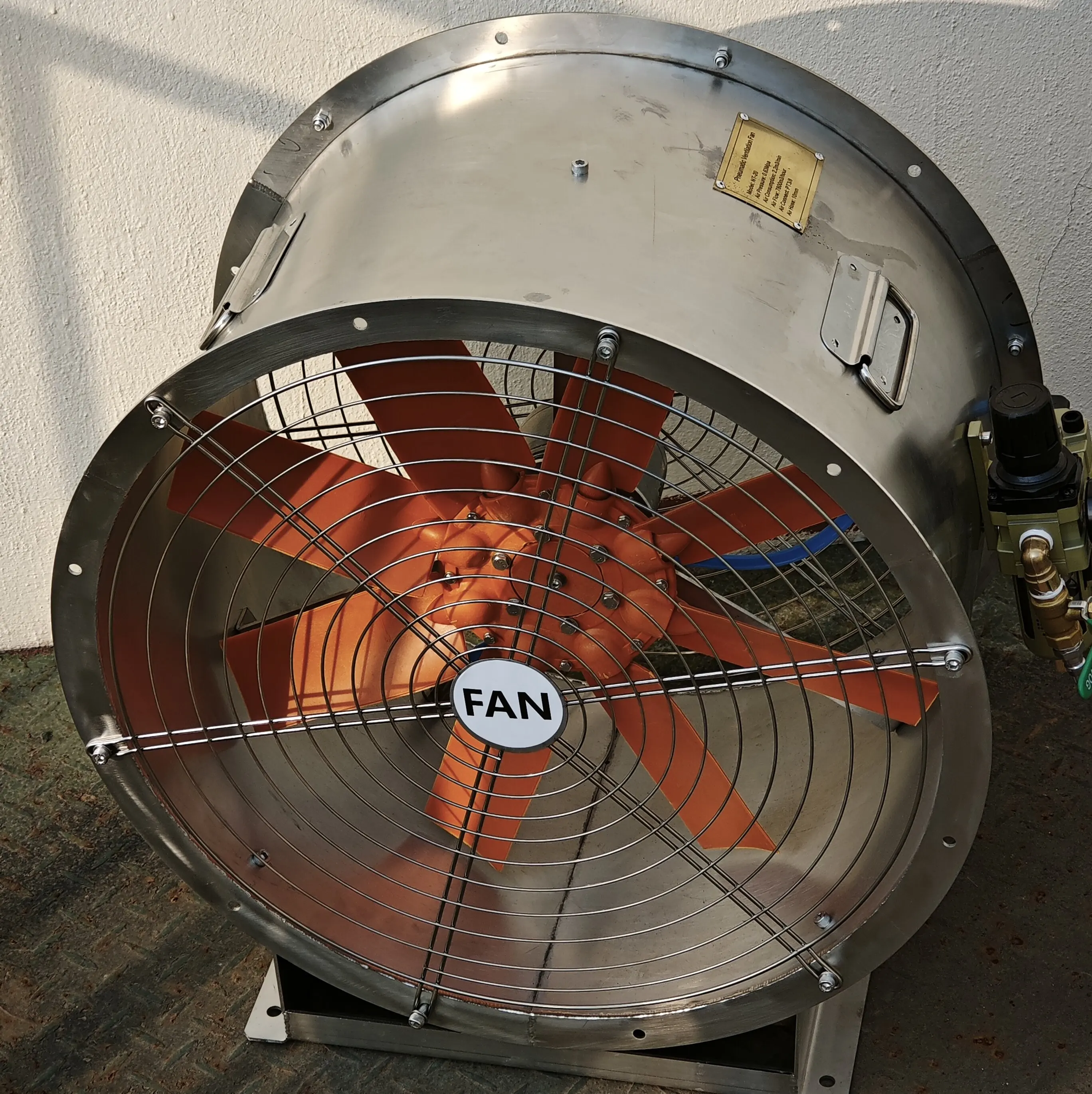 ALLMARINE SSPF-500 Stainless Steel Explosion Proof Portable Pneumatic ...