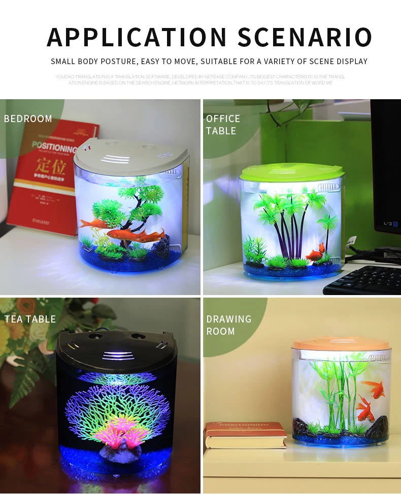 Mobile Tank Fish Tank Cam - Transparent Acrylic Aquarium