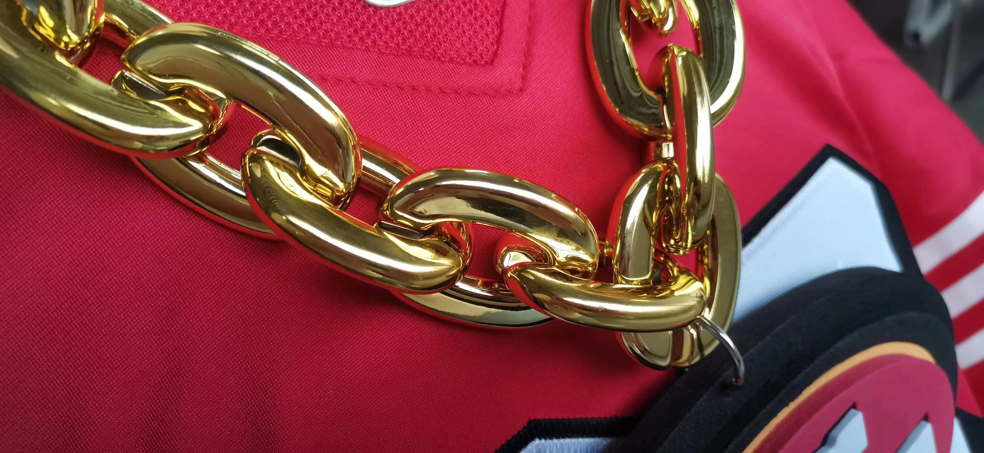 Shop Our in-Stock 3D NFL Football Fans Necklace, 49ers Chain
