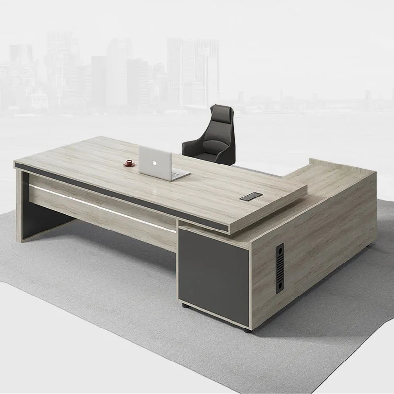 Wooden ceo luxury modern executive office desk set furniture for desks ...