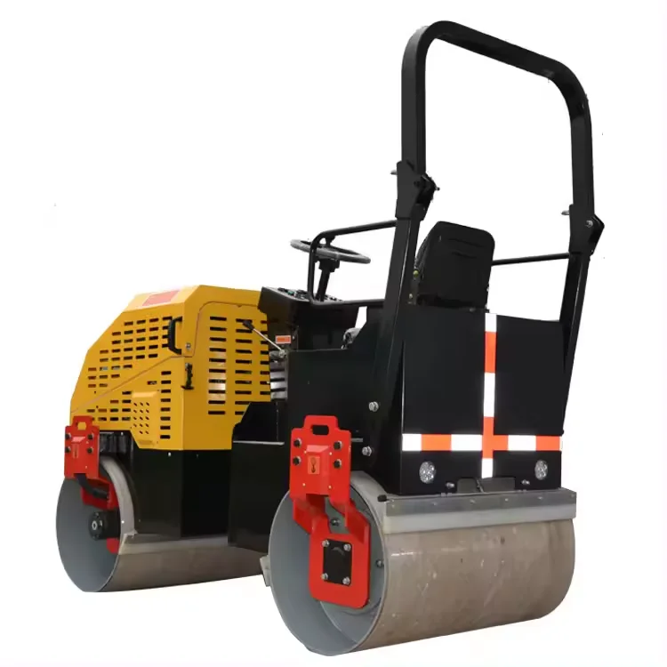 1 Ton Compactor Vibratory Roller Hydraulic Vibrating Road Roller - Buy ...