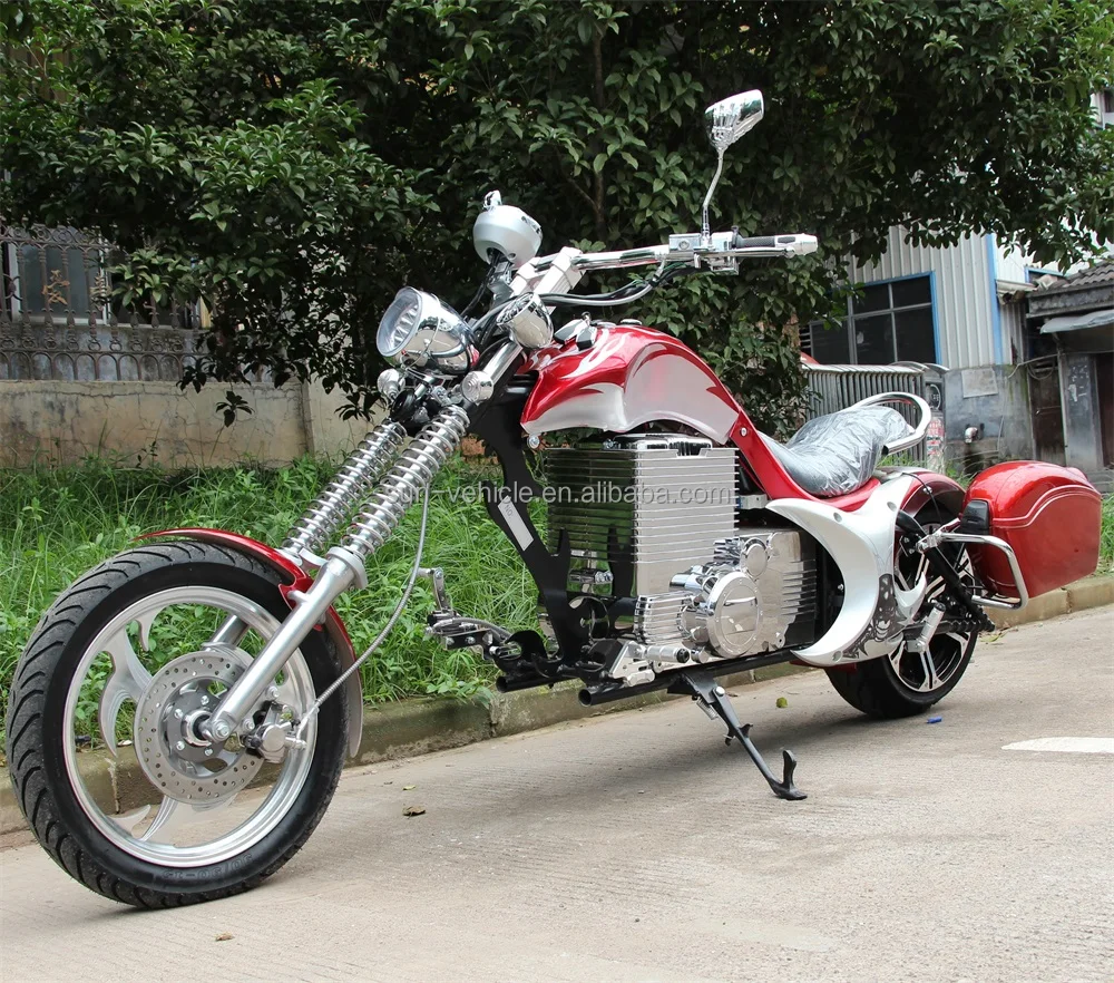3000W 72V Electric Chopper Motorcycle - Lead-Acid or Lithium Battery