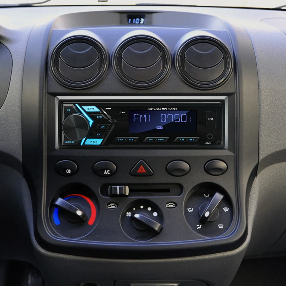 1 Din Bluetooth Usb Aux Sd Tf Lcd Car Radio Stereo 7388 Ic Car Mp3 ...