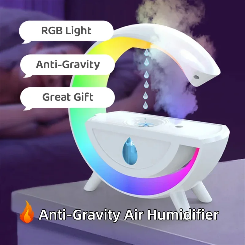 Rain Cloud Humidifier Colorful Atmosphere Light Household Usb Night ...