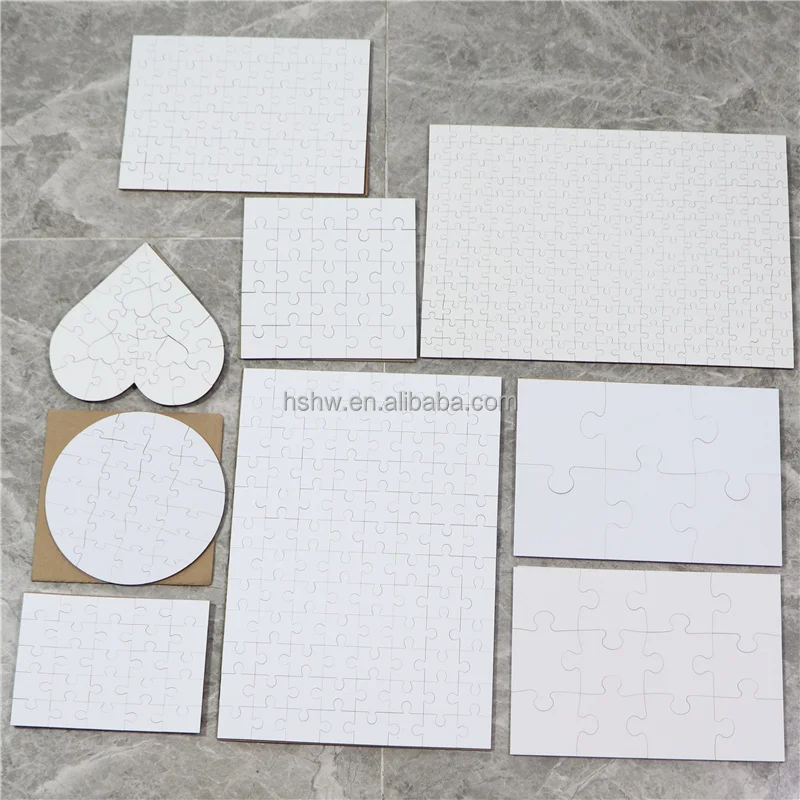 Custom Puzzle Toy Sublimation Blanks - High Quality