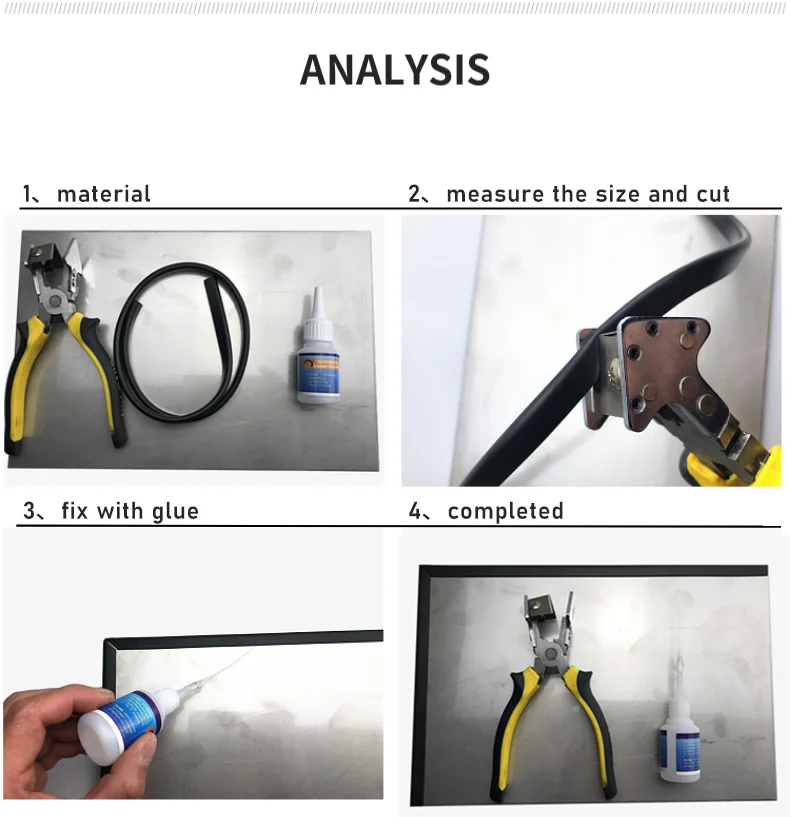 U Shape Rubber Channel Edge Trim - Durable & Customizable