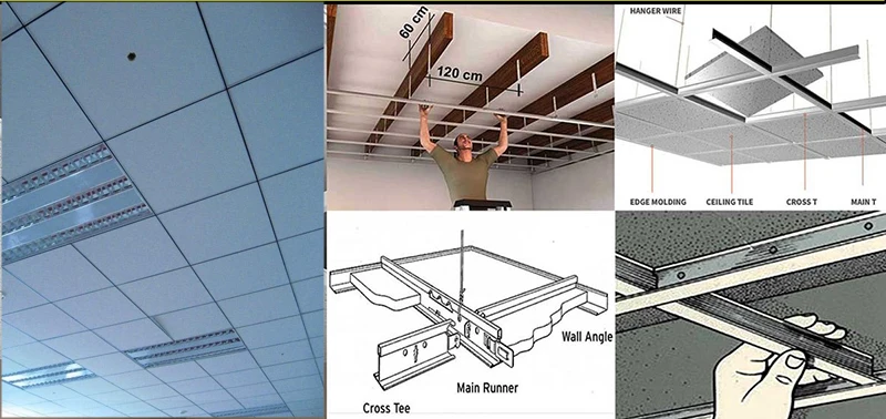 Suspended Ceiling System T Grid Ceiling Grid Components Main Tee Cross ...