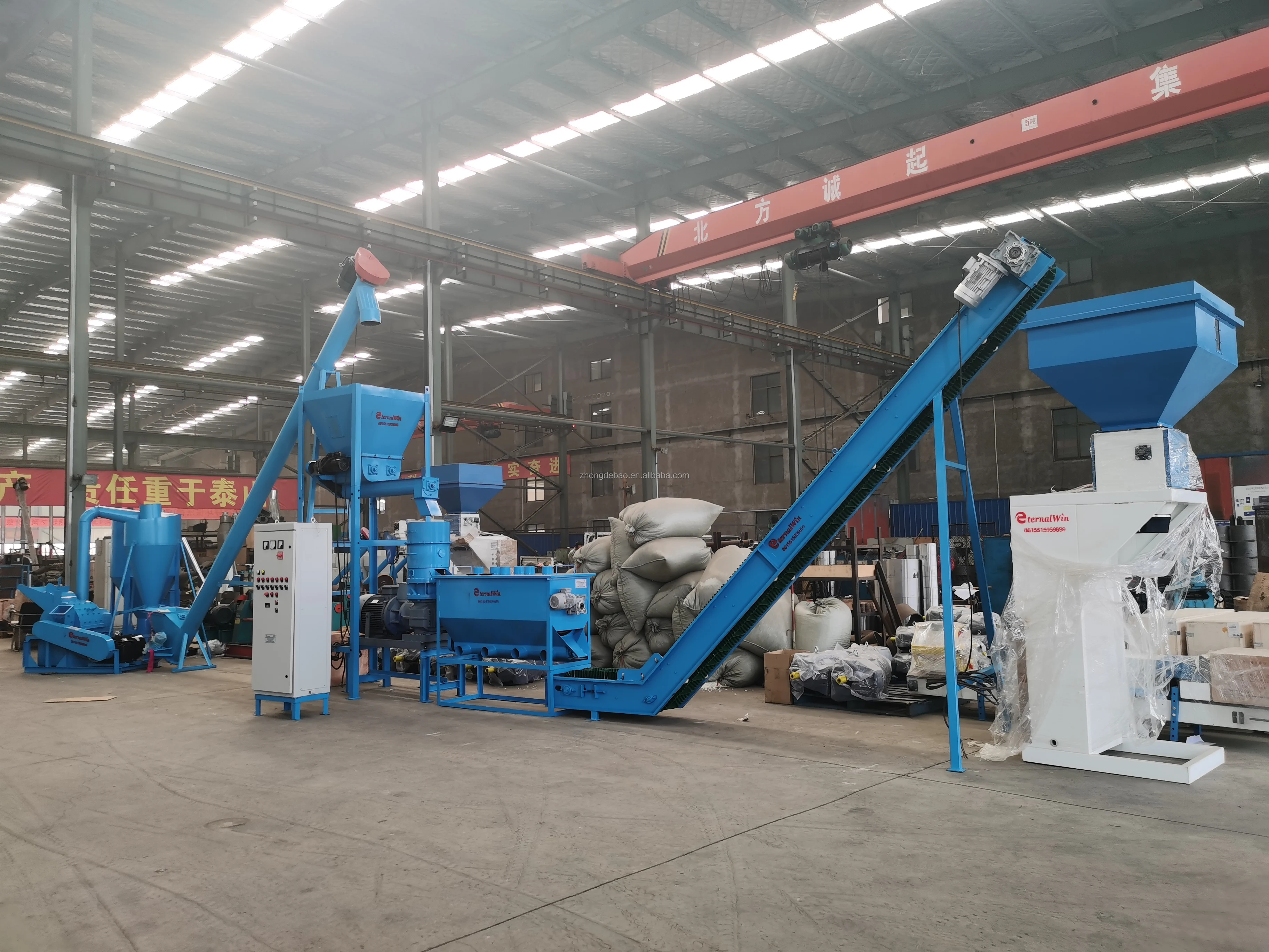 Industrial Biomass Pellet Press Wood Pellet Making Machine Granulator ...