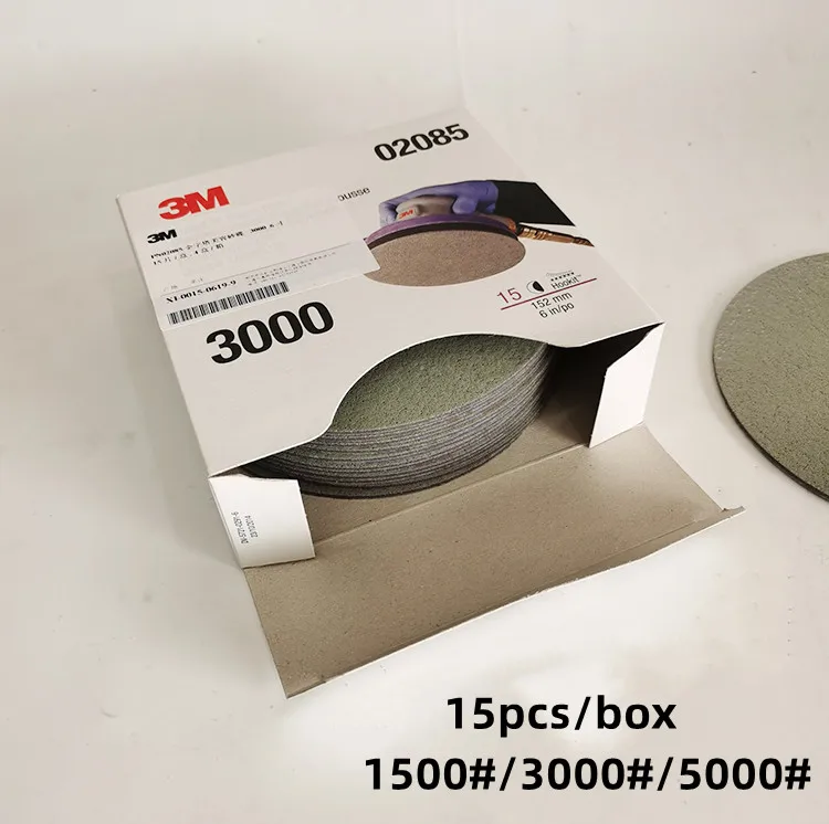 6 Inch 3m 3000grit 5000grit Trizact Sanding Sponge Abrasive Sponge Pad ...