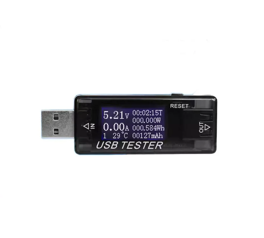 Kws-mx17 Usb Voltage And Current Capacity Timing Power Watt-hour ...