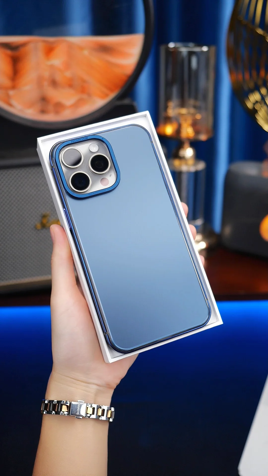 2023 Titanium Phone Case For Iphone 15 Pro 0.3mm Titanium Steel Edge ...