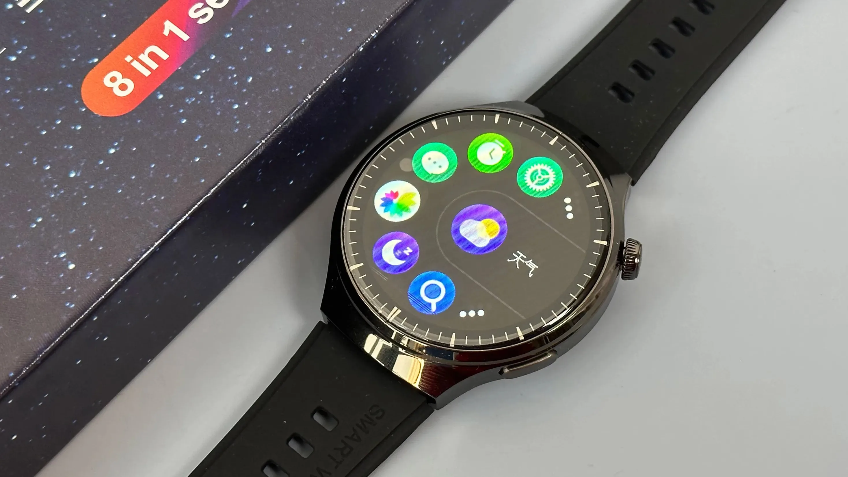 Watch 4 Pro Suit 10 In 1 Set Round Smart Watch 7 Straps Combination ...