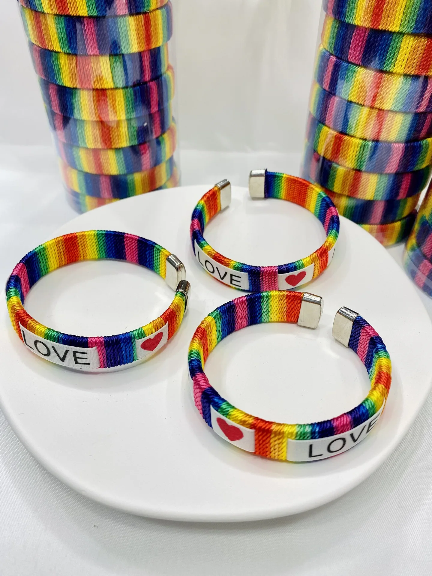 LGBTQ Accessories - Trendy Rainbow Bracelets for Pride