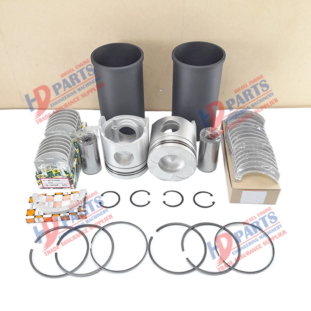 6d40 Engine Valve Bushing Bearing Cylinder Liner Piston For Mitsubishi ...