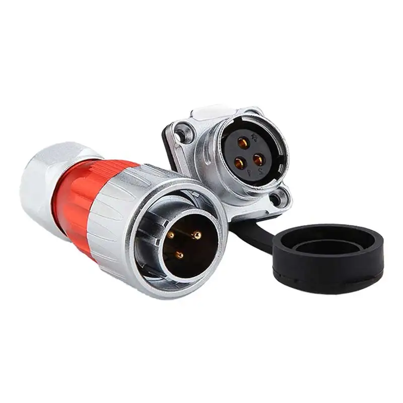 Oswell Power Plug Socket Solar Panel Connector 3 Pin For Solar Street ...