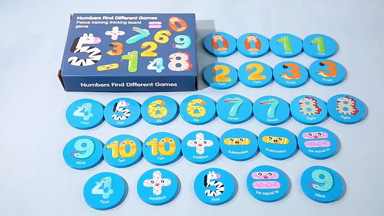 New Arrival Custom Children's Wooden Memory Matching Game Montessori ...