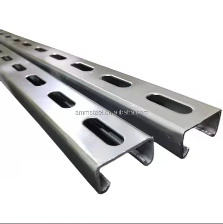 Factory U-shaped Channel Steel Anti-seismic Guide Rail Solar ...
