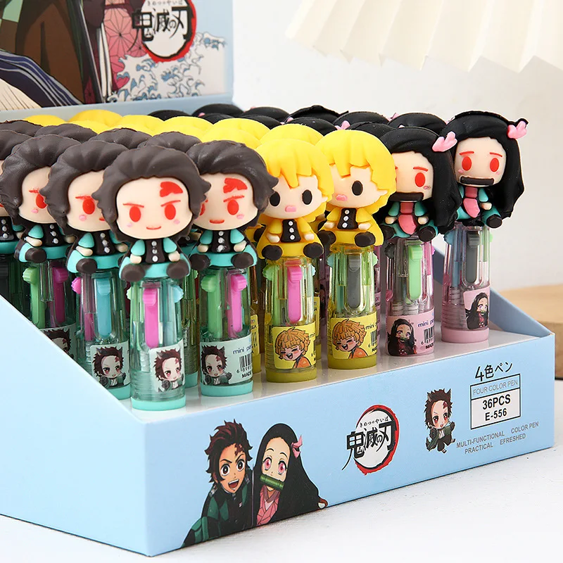 New Cartoon Around 4-color Ballpoint Pen Cartoon Ghost Blade Doll ...