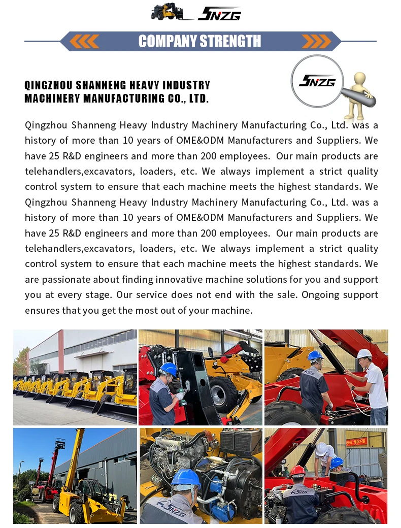 6t 20 Metre Telehandler Telescopic Wheel Handler Forklift Loader Crane ...