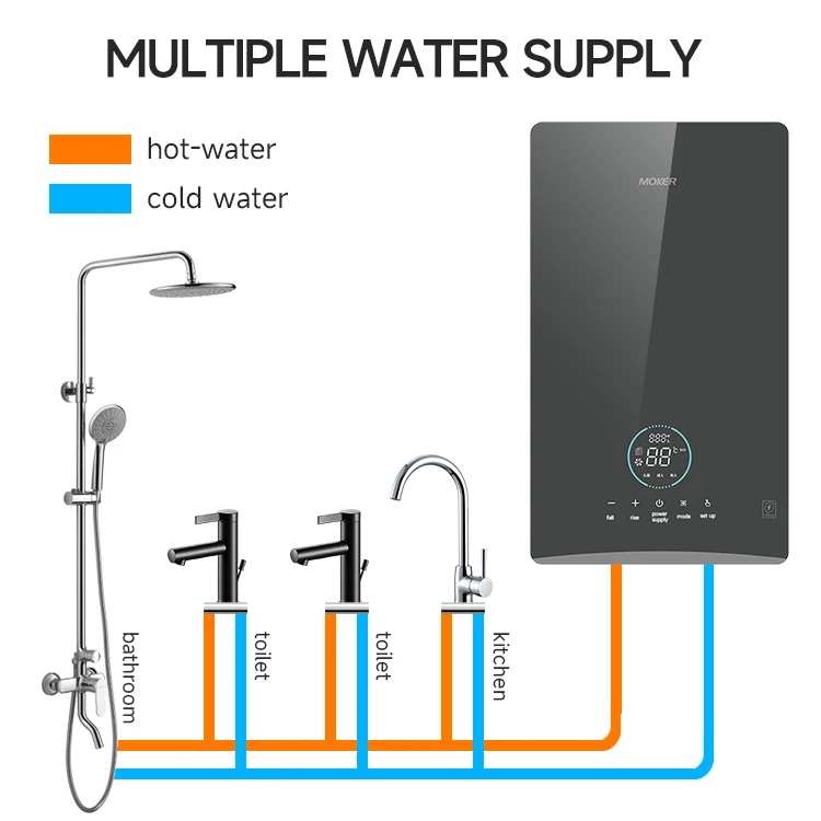 Economic And Reliable Automatic Control Water Heater System Electric Geyser/water Heater For ...