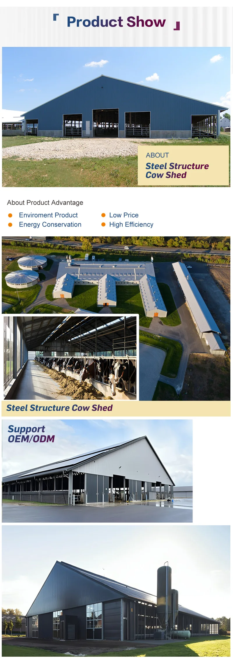 Modern Design Steel Structure - Customized Metal Horse Stall