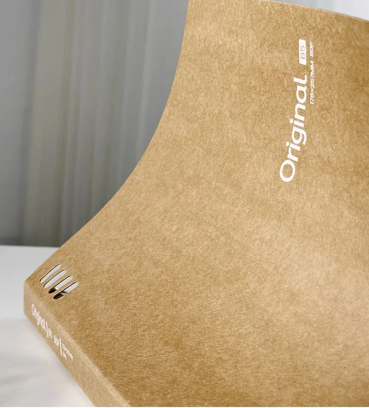Simple Kraft Paper Cover Detachable Notebook - Creative & Versatile
