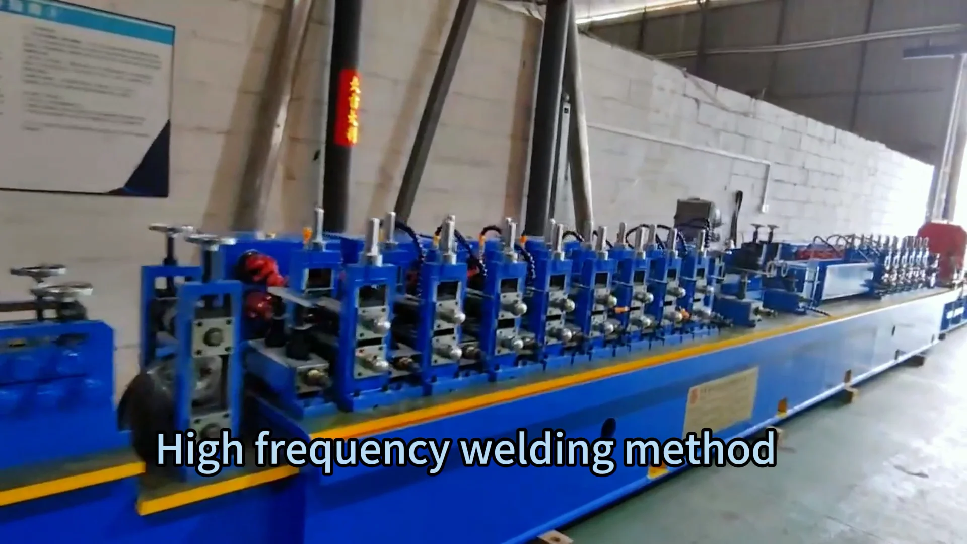 Senwel Straight Seam Welded Black Steel Pipe Forming Machine Iron Pipe ...
