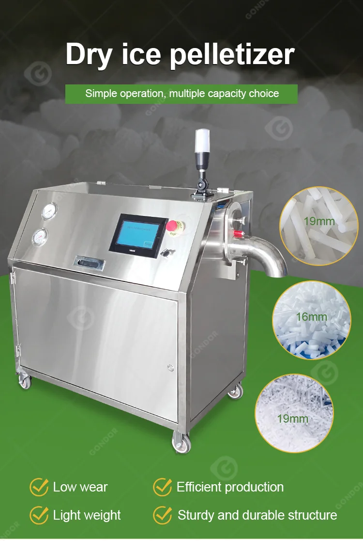 Hielo Seco Co2 Pellet Production Automatic Industrial Mini Dry Ice ...