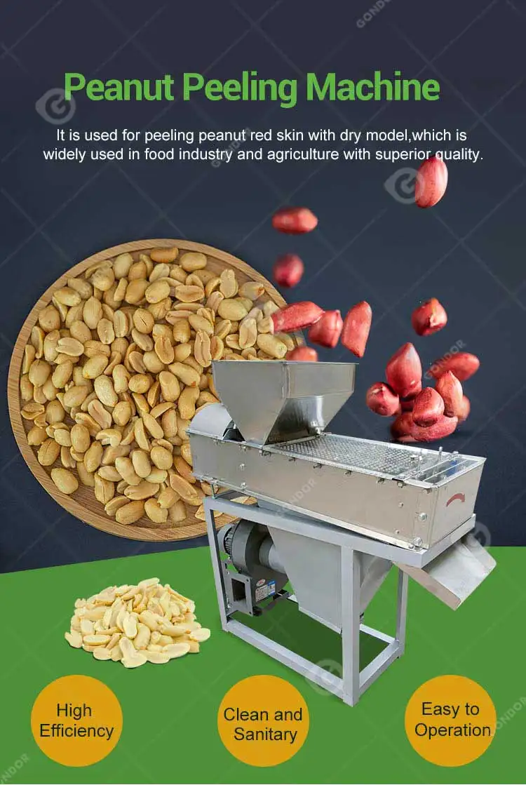 Efficient Groundnut Skin Removal with Red 600 KG Equipment