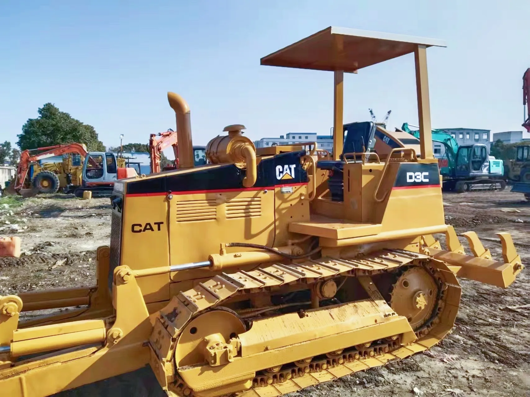 Used Excavator Caterpillar D3c 416e 140g Caterpillar 313c New Arrival ...