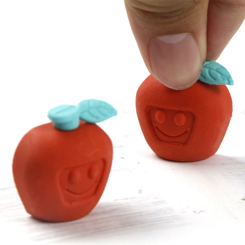 Soododo 3d Apple Eraser Fruit Pencil Rubber Diy Hot Scustom Promotional ...