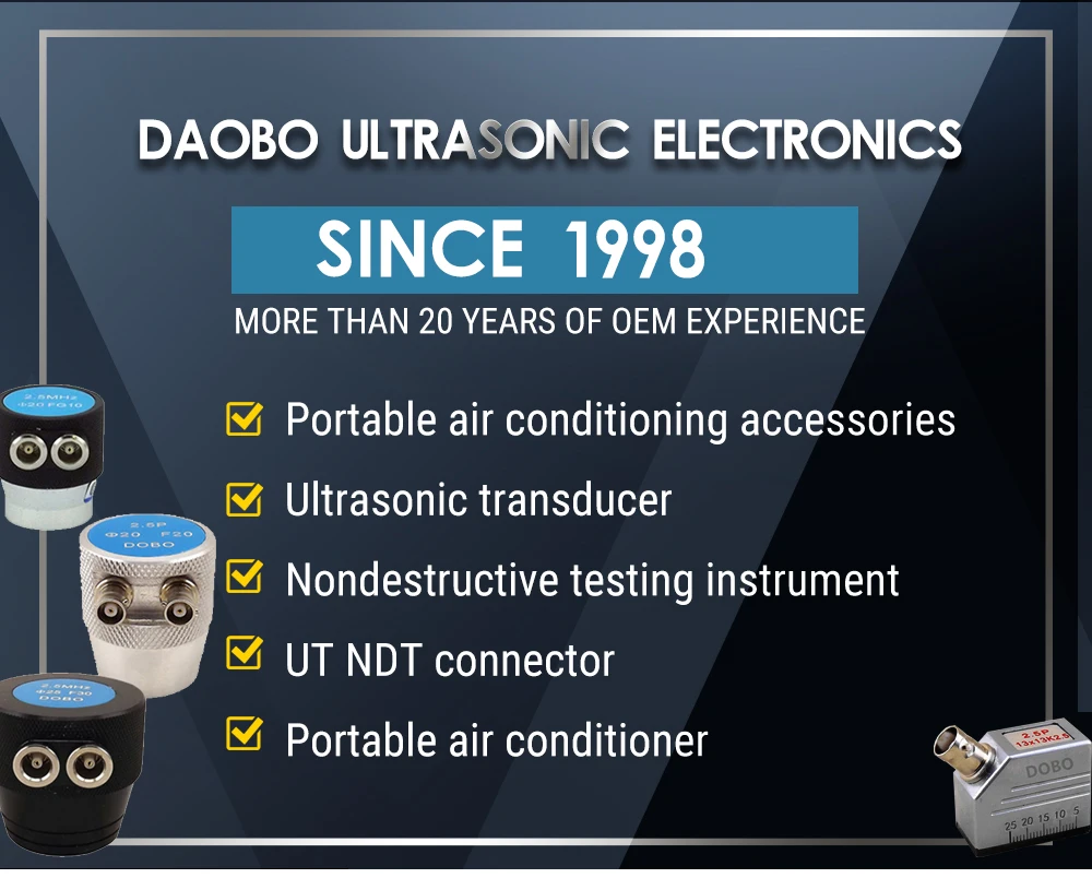 Ultrasonic Transducers NDT Fault Flaw Dectctor UT Standard Probe 2 ...