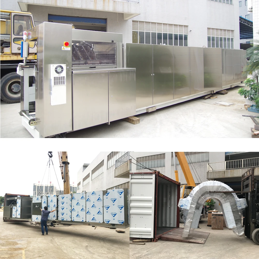 PLC Touch Screen Small Wafer Making Machine Sandwich Wafer Biscuit ...