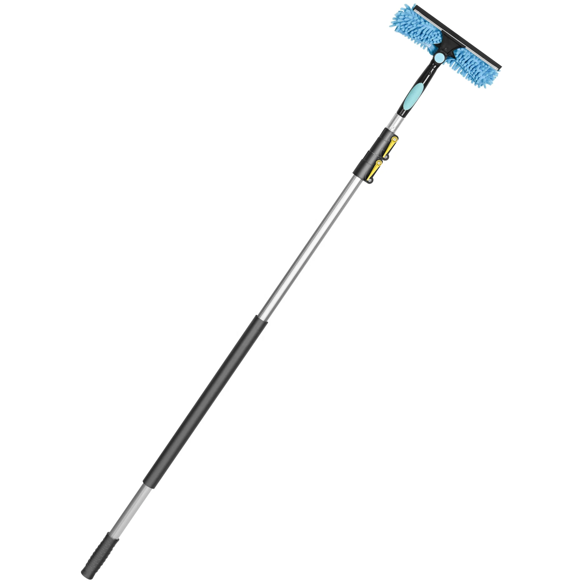 High Rise Window Cleaning Equipment 6- 24 Ft Telescopic Extension Pole ...