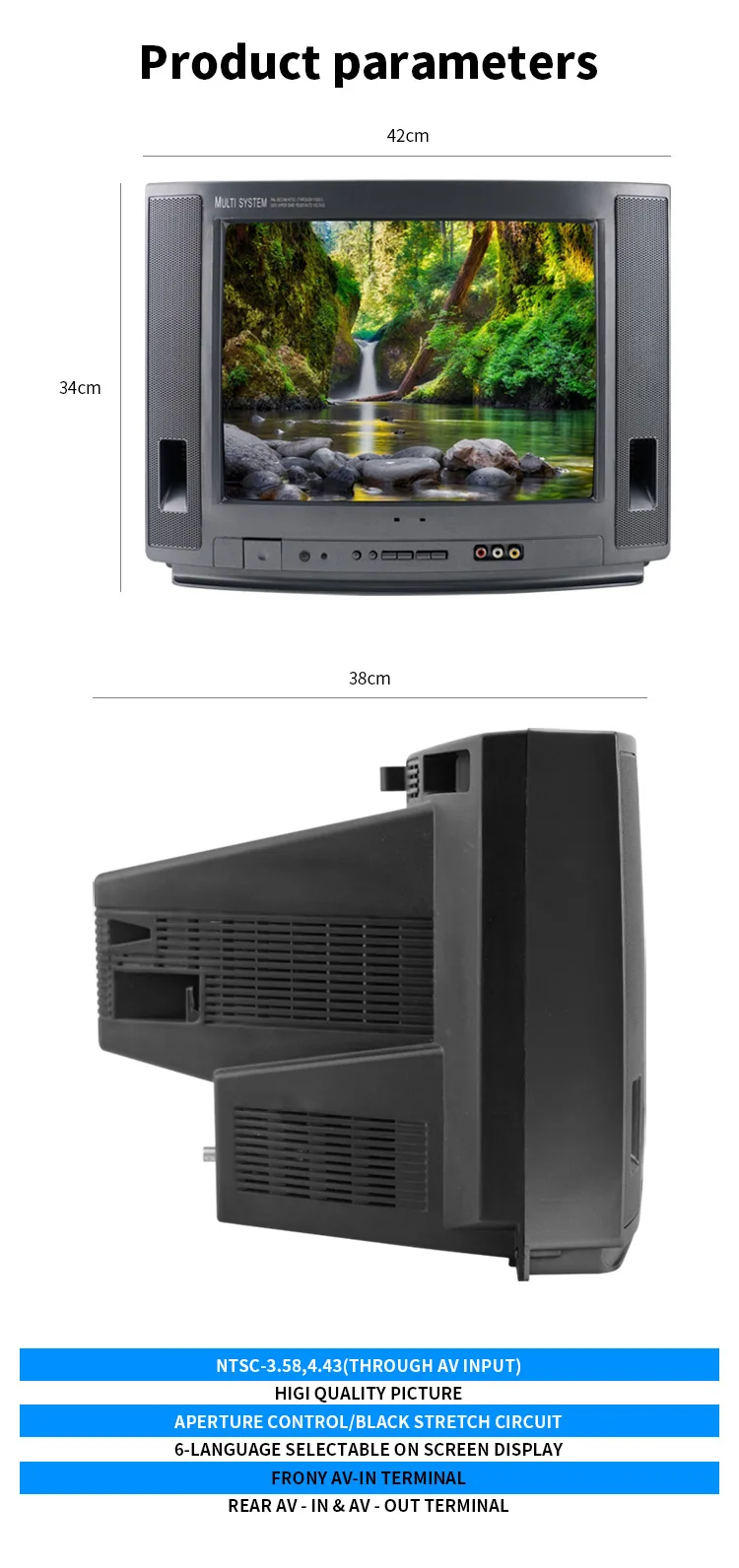 14r2 Mk2s 14 Inch Crt Tv/a Grade Tube/u Ltra-slim/pure 14r2 Mk2s - Buy ...
