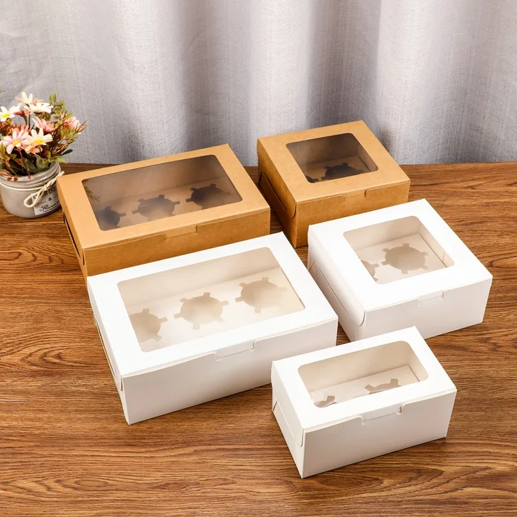 Wholesale Takeaway Transparent Cake Boxes With Window Luxury Cake ...