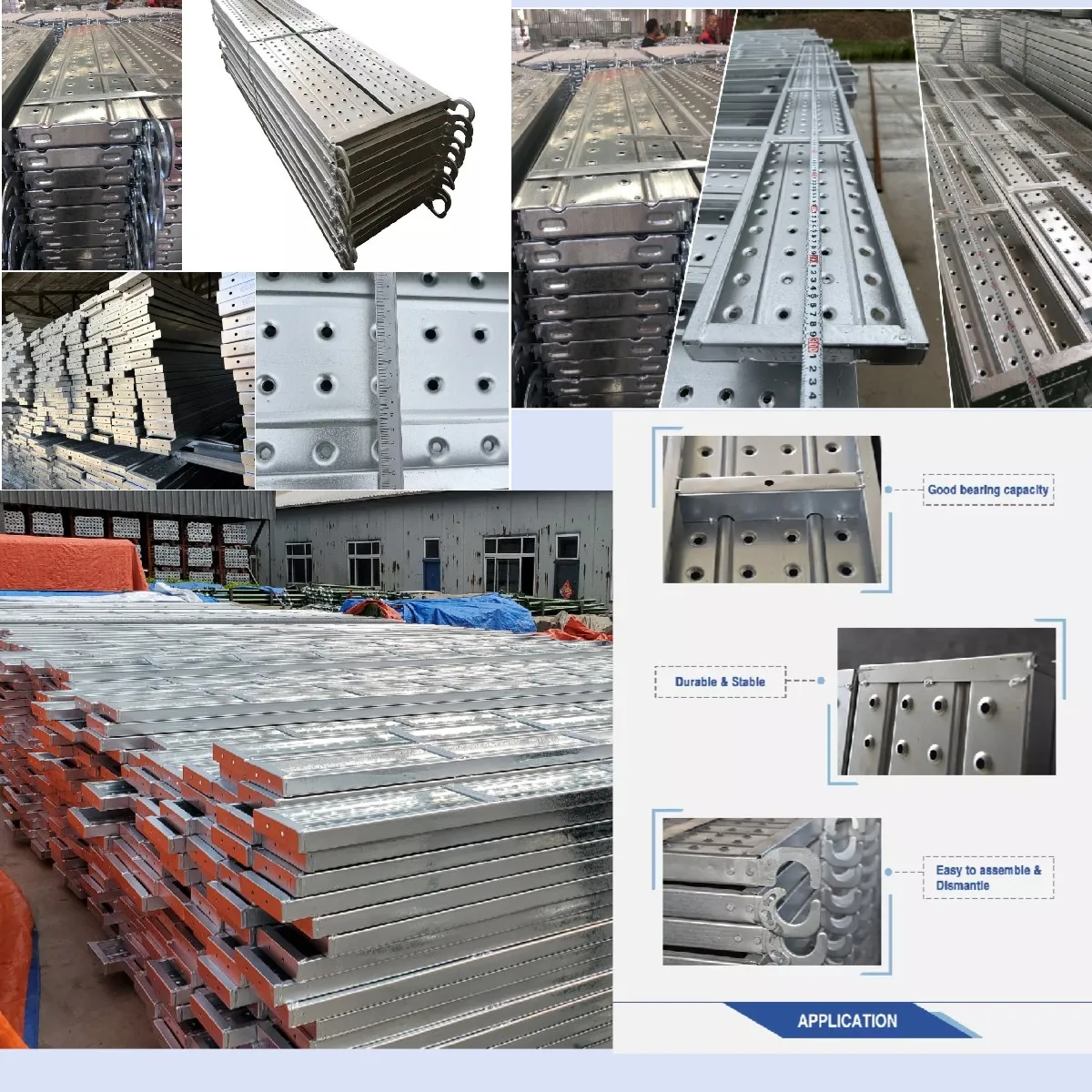 Galvanized Scaffolding Steel Springboard High Quality Metal Plate ...