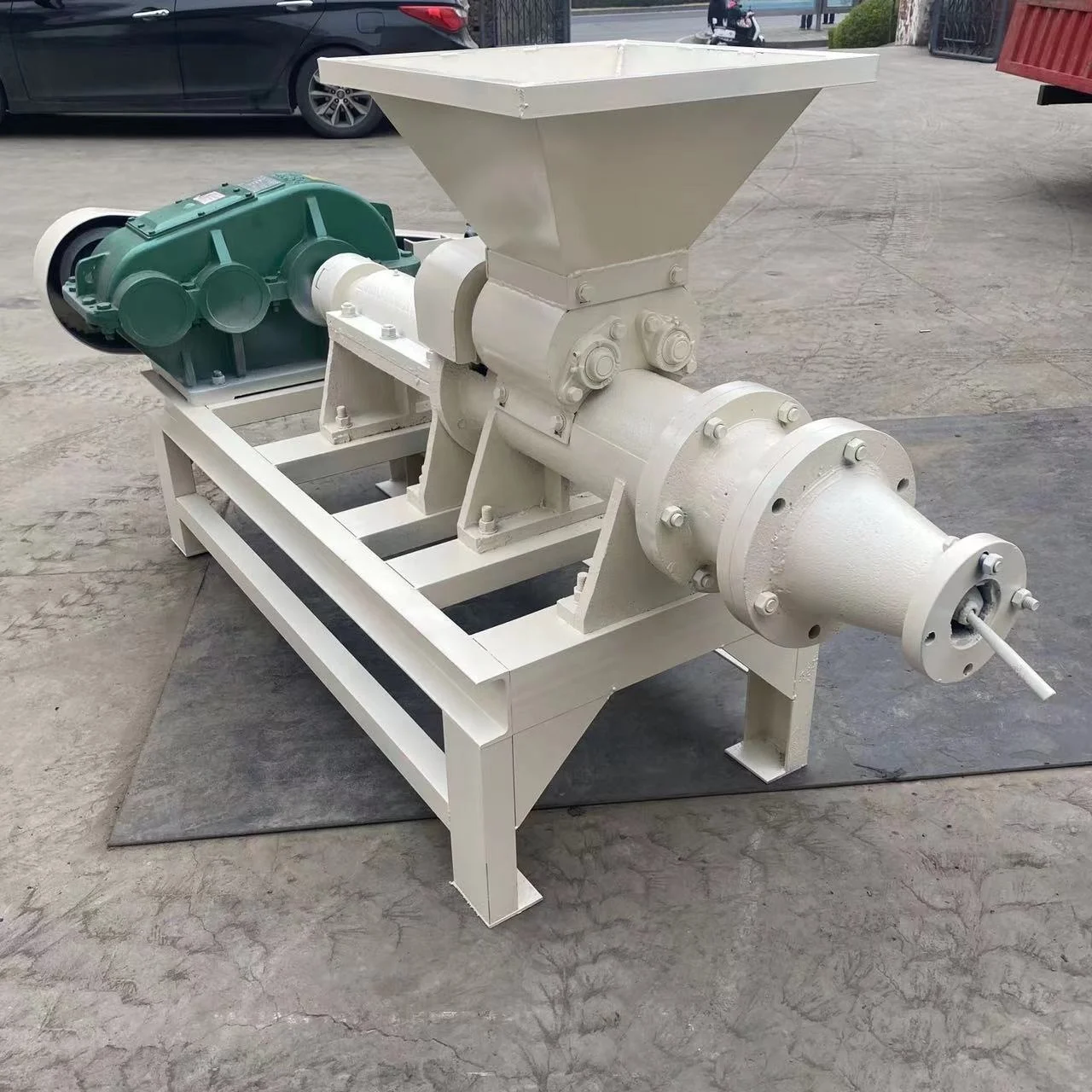 Industrial Carbon Powder Coal And Charcoal Briquette Rod Extruder ...