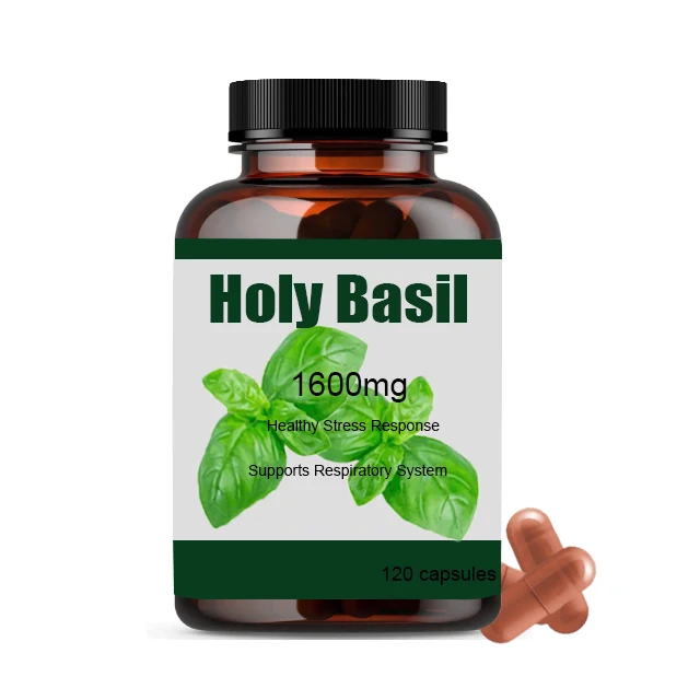 OEM/ODM Relieve Stress Vegan Herbal Holy Basil Supplements Holy Basil ...