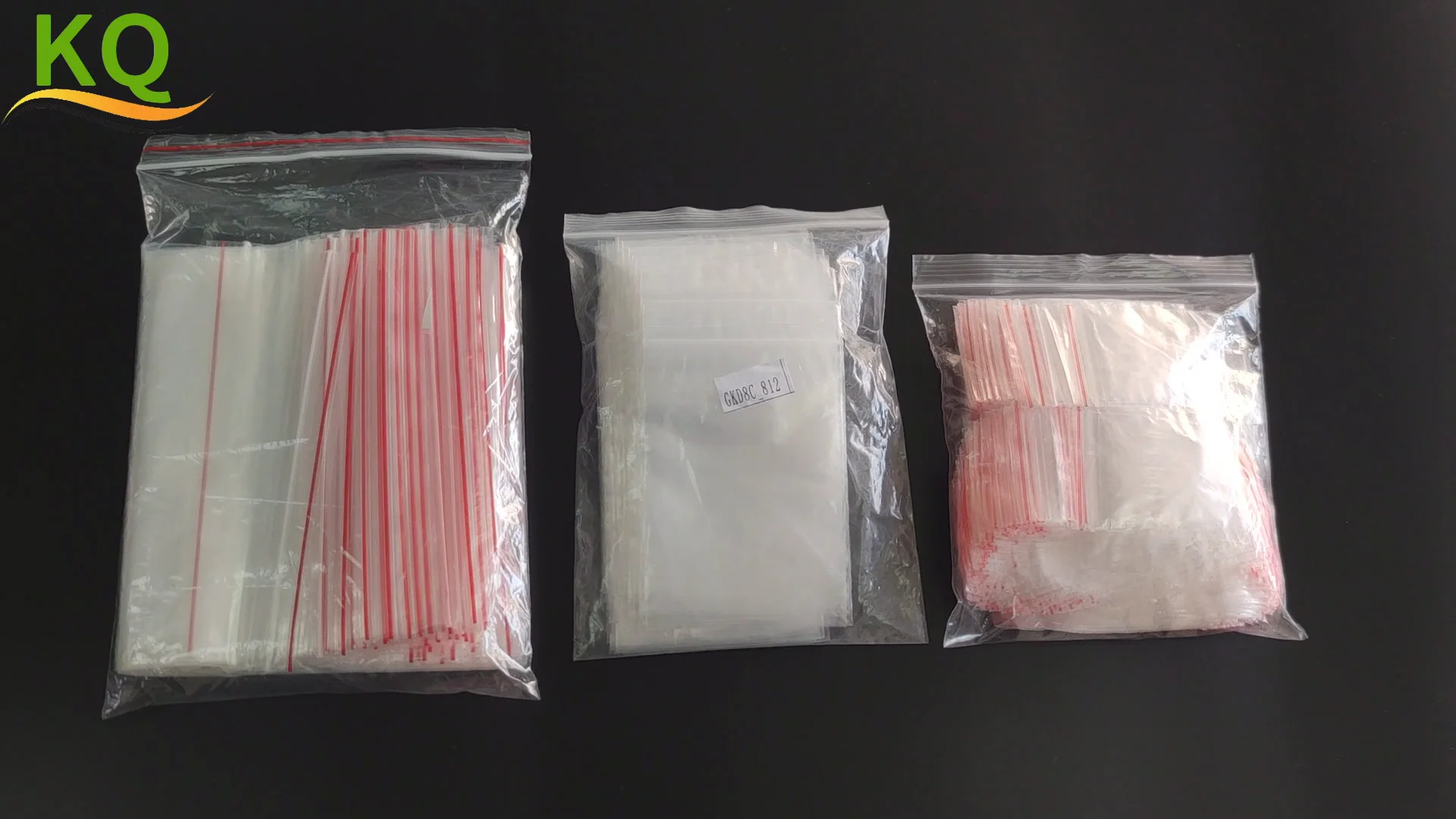Resealable Packing Bags Transparent Zipper Zip Plastic Clear Plastic ...