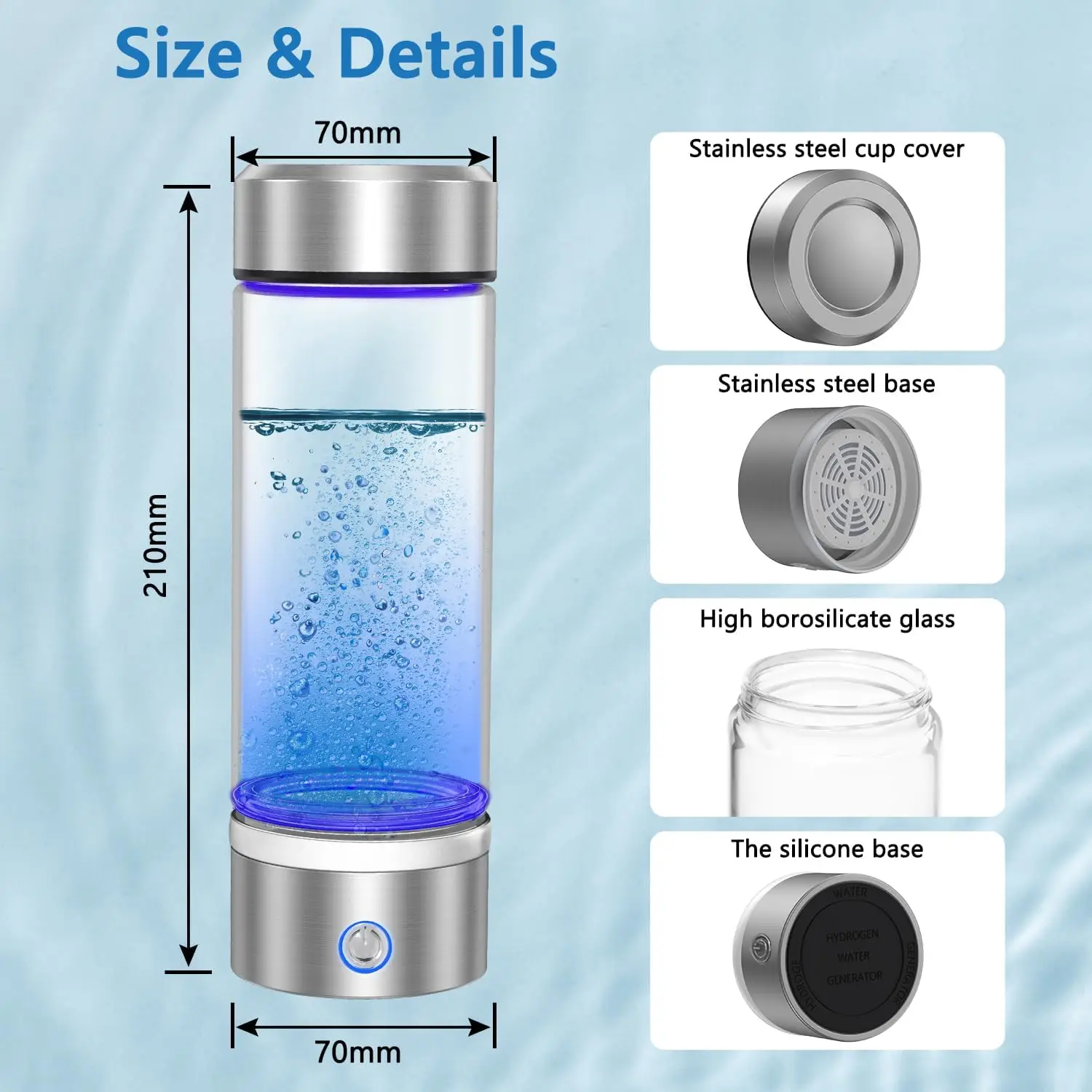 Portable Hydrogen Water Generators - Pure & Healthy Hydration