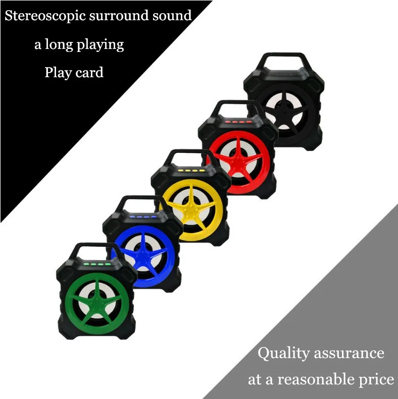 Bt Speaker With Handle Speaker Portable Wireless Plug-in Card For ...