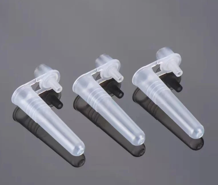Laboratory Tube Plastic DNA Extraction - Transparent & Collapsible