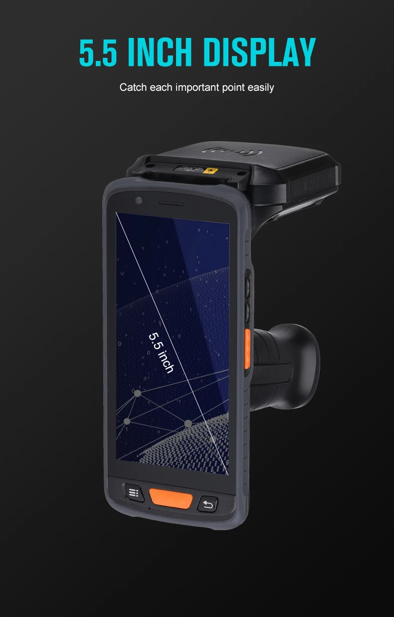 Uhf Handheld Rfid Reader Uhf Portable Reader Uhf Rfid 18000-6c Epc Gen ...