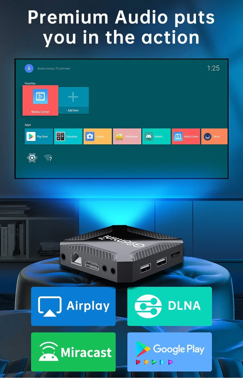 2023 G96MINI 5G Quad Core 4K Smart TV Box - Android 13.0