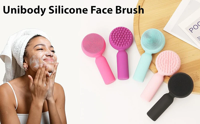 Portable Mini Silicone Face Masking Brush Skincare Exfoliate Deep ...