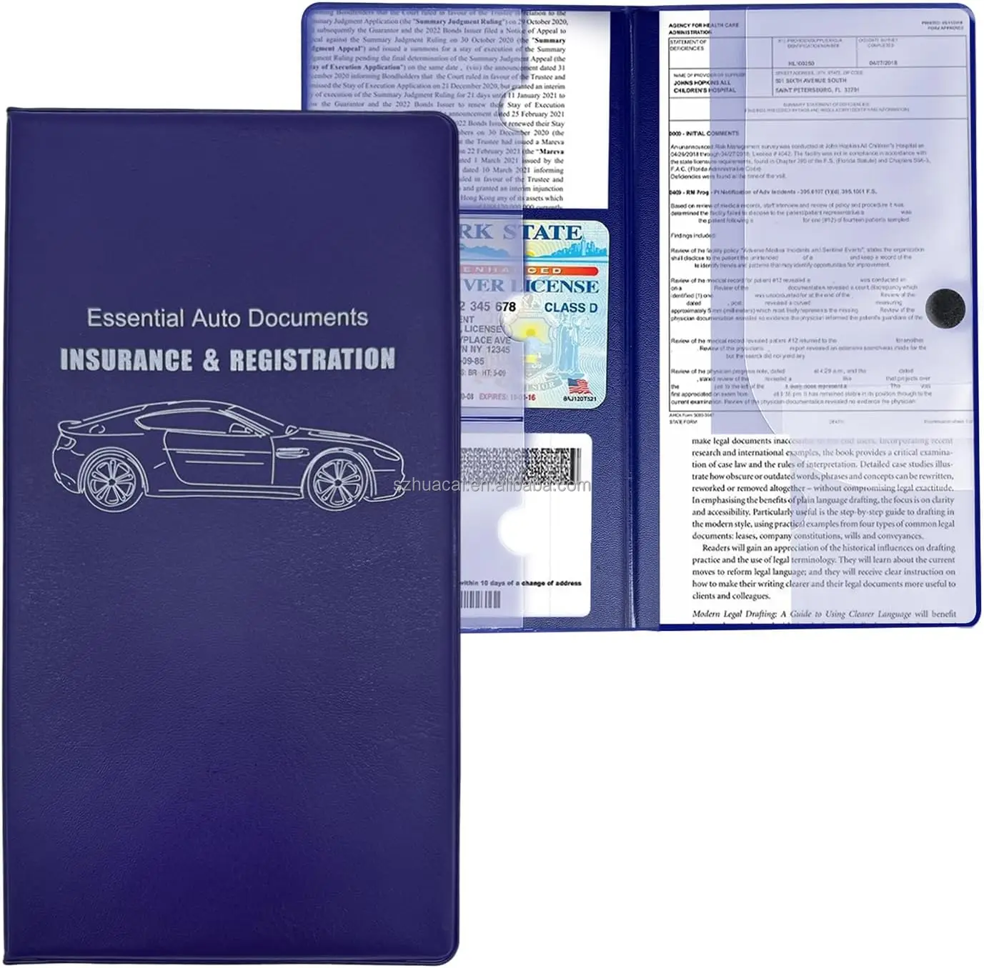 Waterproof Auto Vehicle Glove Box Organizer - Stylish & Functional