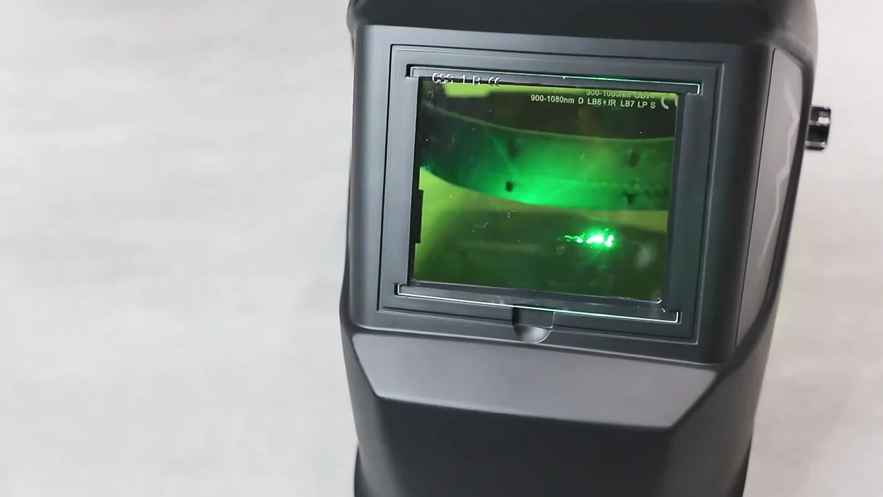 Rhk Custom Ce Casco De Soldadura Laser 900-1080nm Wavelength Od6+ Od7+ Fiber Laser Helmet 2in1 ...