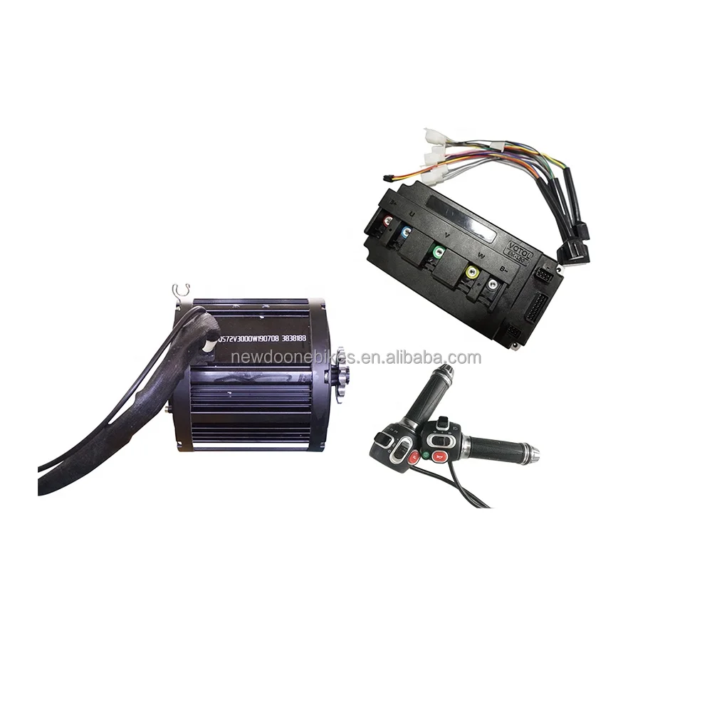 QS 4000W Mid Drive Motor with EM200SP Controller for E-bikes